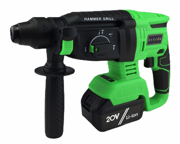 Перфоратор аккумуляторный Zitrek Destroyer Pro (20В, Li-Ion аккумулятор ...