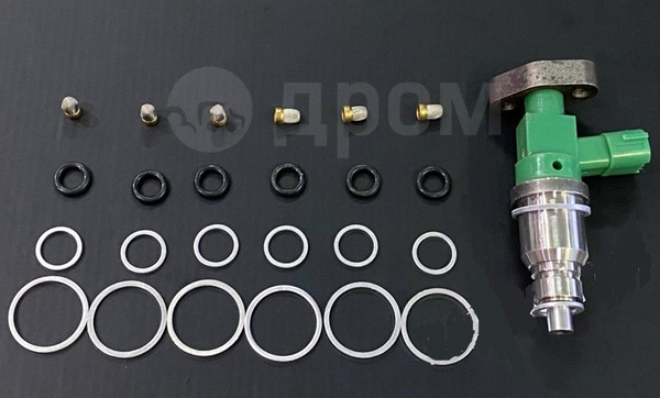 Комплект колечек топливной форсунки на 6 штук Nissan VQ25DD QR25DD ...