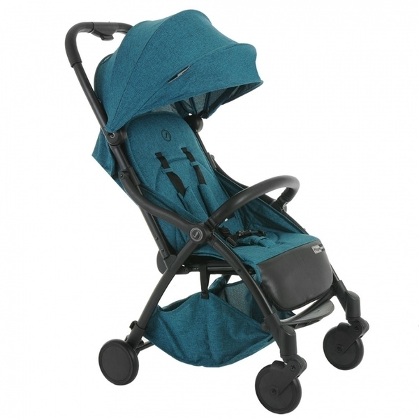 Детская коляска прогулочная Pituso Smart самоскладывающаяся Turquoise бирюзовый лён - купить с ...