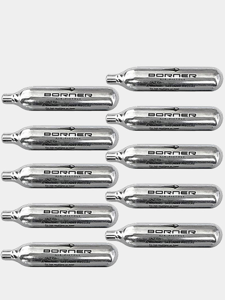 """Borner"" баллончик СО2 набор из 20 шт. по 12 г. для пневматического оружия" - купить с ...