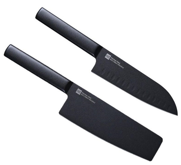 Набор кухонных ножей Xiaomi Huo Hou Black Heat Knife Set (2 шт ...