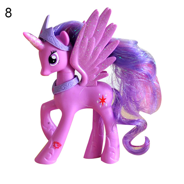 Warm Home 1 шт. 14 см My Little Pony Moon Princess фигурку куклы из ПВХ ...