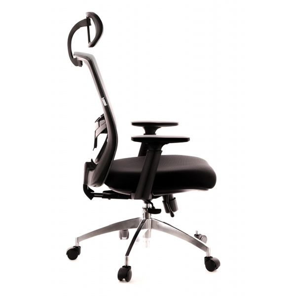 Кресло EV_ Everprof Polo S сетка/ткань черный/серый, алюминий купить на OZON по низкой цене ...