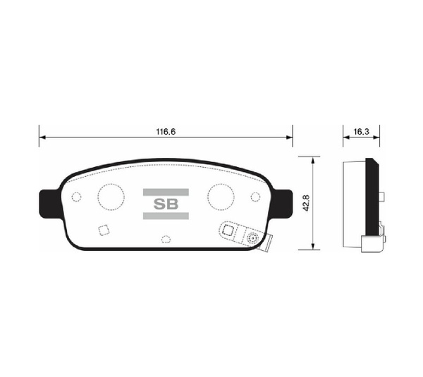 Колодки тормозные Sangsin Brake SP1363 Задние - купить по низким ценам ...