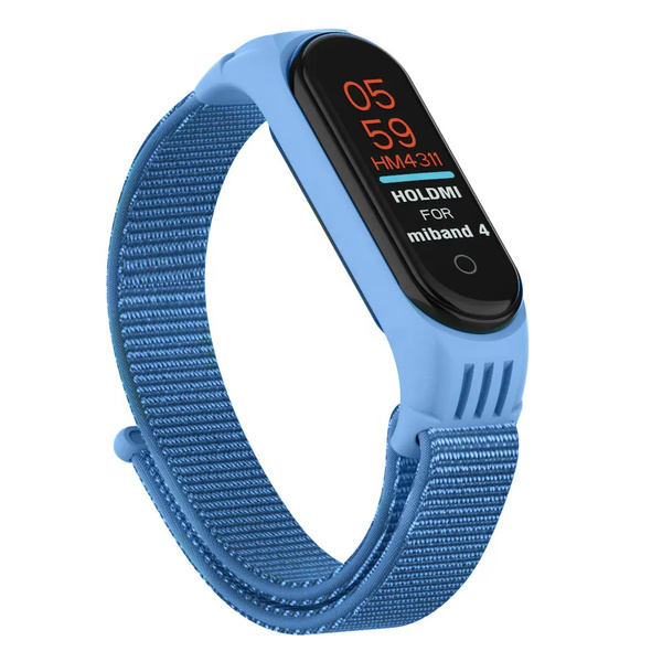 Нейлоновый ремешок для фитнес-браслета Xiaomi Mi Band 3/4/5/6/7 (ми ...