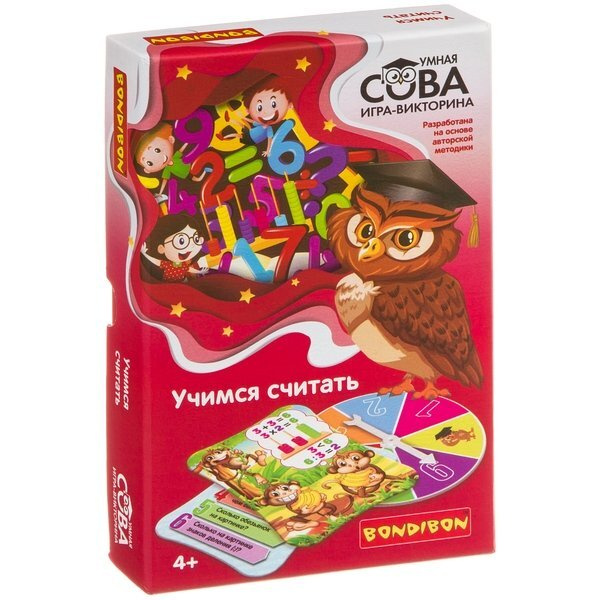 Игра-викторина Умная Сова "УЧИМСЯ СЧИТАТЬ" - купить с доставкой по ...