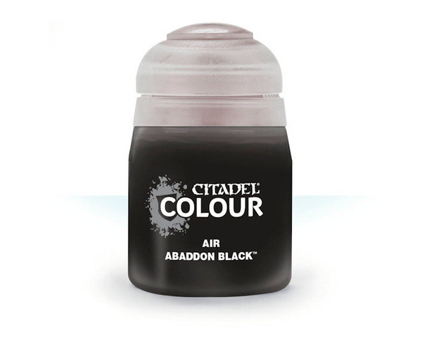 Краска акриловая Citadel Air для Аэрографа - Air: Abaddon Black (24ml ...
