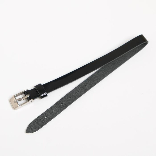 Ремешок для часов, женский, 8 мм, натуральная кожа, черный / 1182100 ...