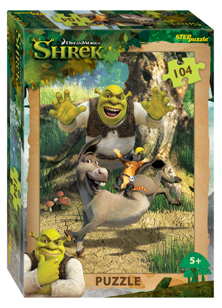 Пазл для детей Step puzzle 104 деталей, элементов: Shrek (Dreamworks ...