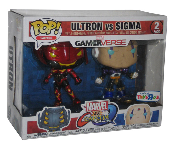 Фигурка Funko Pop! Marvel vs Capcom: Ultron vs Sigma 2-pack (Стикер ...