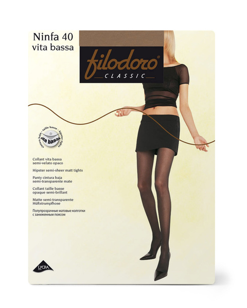 Колготки Filodoro Classic NINFA 40 Vita Bassa Playa (телесный), 40 den ...