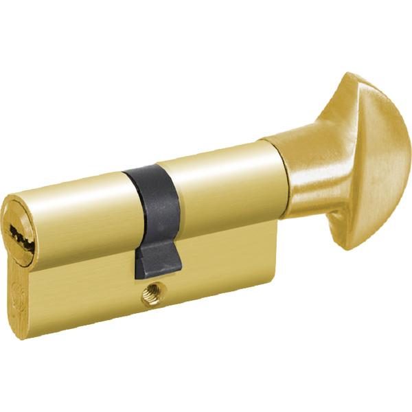 Цилиндровый механизм SECUREMME K2 ключ/вертушка 90 мм. (45+45) латунь (личинка замка, сердцевина ...