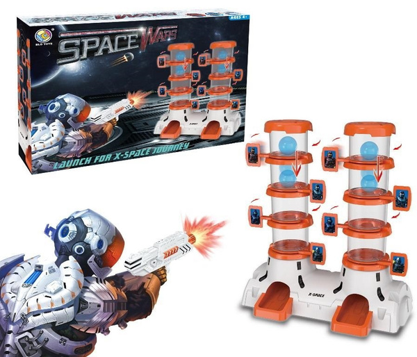 Игровой набор Junfa Тир с 2 бластерами и двойной многоярусной мишенью купить на OZON по низкой ...