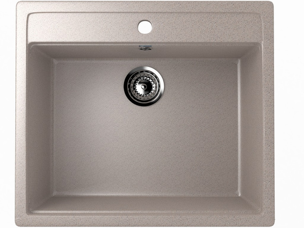 Мойка кухонная ULGRAN U-104 песочный - купить с доставкой по выгодным ценам в интернет-магазине ...