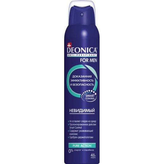 Антиперспирант спрей DEONICA for Men Невидимый, 200 мл - купить с ...