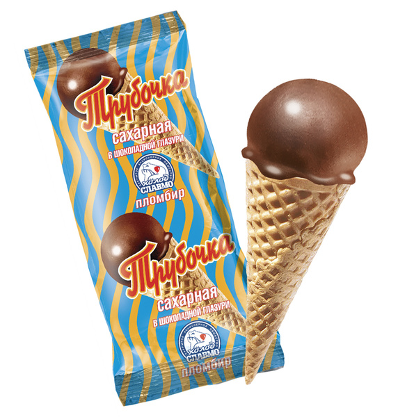 Пломбир трубочка сахарная "Мороженое Карелии", 70 г - купить с ...