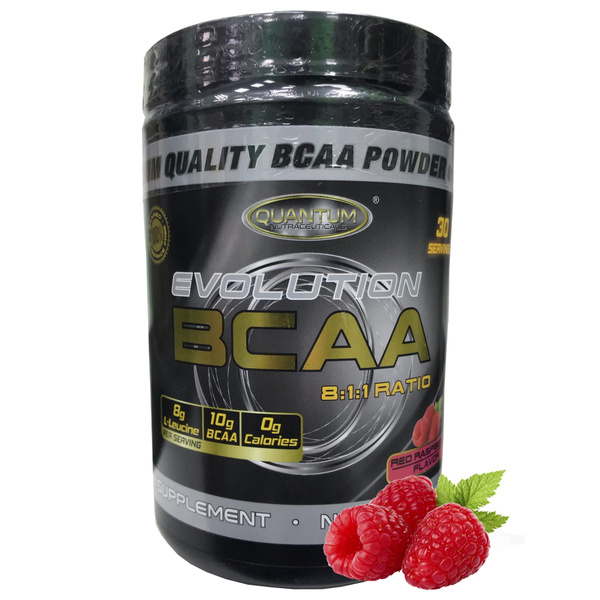 Quantum Nutraceuticals Evolution BCAA 8:1:1 - 420 грамм, красная малина ...