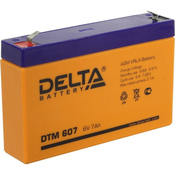 Батарея для ИБП Delta Battery DTM 607 купить по выгодной цене в ...