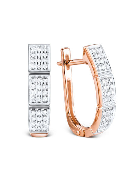 Alexandra Gr. Серьги ювелирные Золото красное 585 пробы - купить с ...