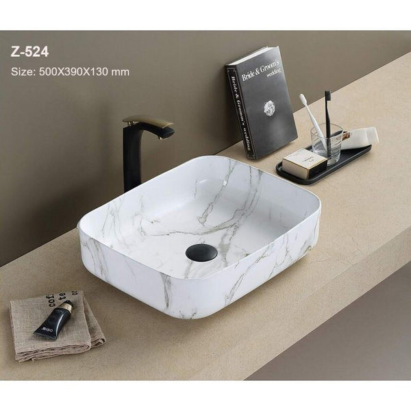 Раковина Zandini Z-524, белый купить по доступной цене с доставкой в интернет-магазине OZON ...