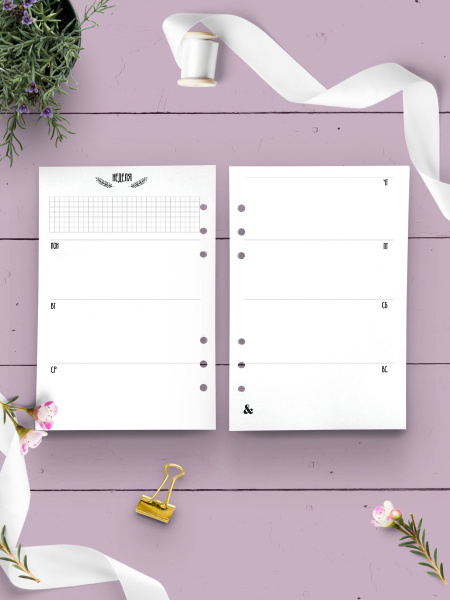 Fancy Planner Сменный блок для тетради, листов: 45 - купить с доставкой ...