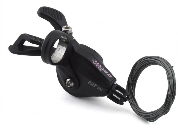 Шифтер SHIMANO Deore, M6100-R, прав, 12ск, на хомут, без индикатора, тр ...