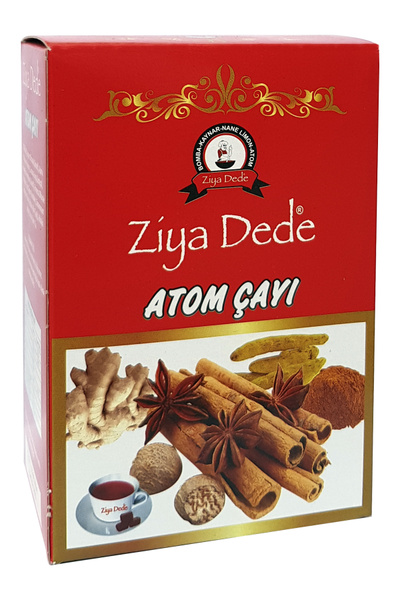 Турецкий прессованный чай "Atom" на основе лекарственных трав, "Ziya ...
