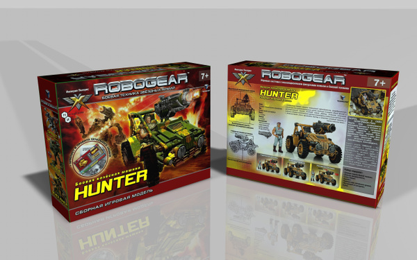 Сборная игровая модель ТХ.Robogear "HUNTER " - боевая колесная машина ...