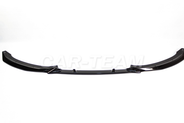 Сплиттер (юбка, губа) "Барс" переднего бампера на Лада Веста - черный ...