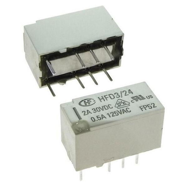 HFD3/24 2A HONGFA Реле электромагнитное - купить по выгодной цене в ...
