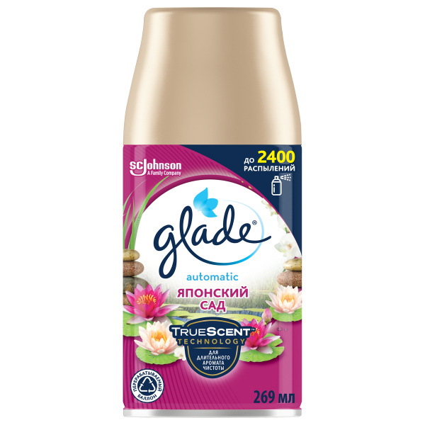 Освежитель воздуха Glade Automatic Японский сад, сменный баллон, 269 мл ...