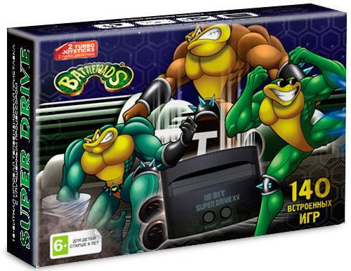 Игровая приставка 16 bit Super Drive Battle Toads 140 в 1 + 140 ...