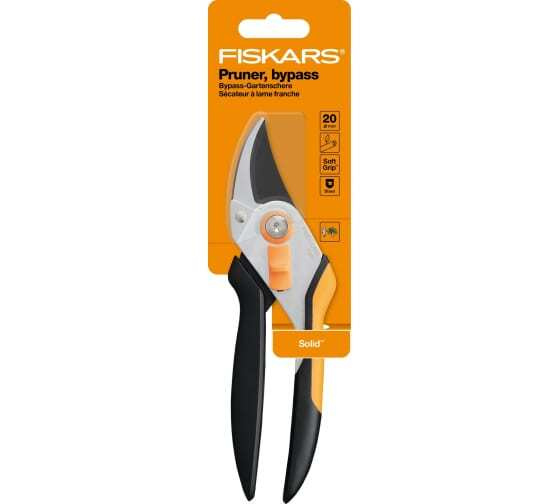 Секатор Fiskars Solid P331 - купить по выгодным ценам в интернет-магазине OZON (1152592183)