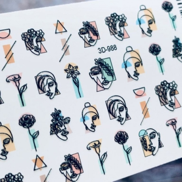 Anna Tkacheva, Набор, 3D-слайдер Crystal №988 Девушки. Лица, 2 шт. - купить с доставкой по ...