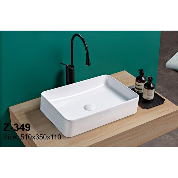 Раковина Zandini Z-349, белый купить по доступной цене с доставкой в интернет-магазине OZON ...