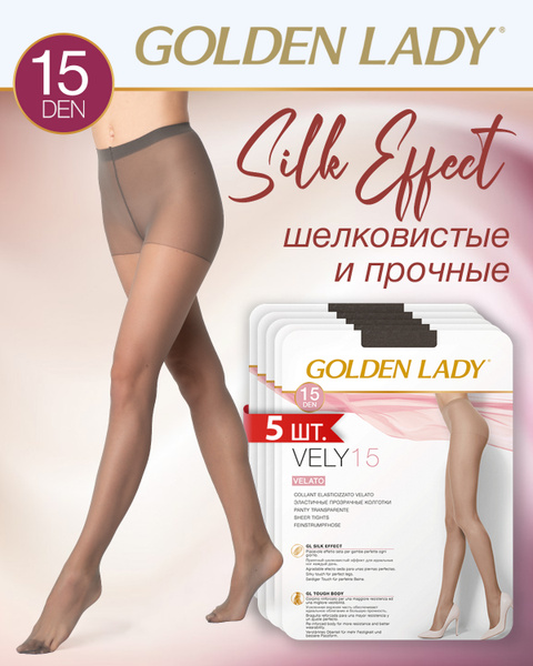 Характеристики Колготки Golden Lady VELY 15 (акция), 15 ден, 5 шт ...