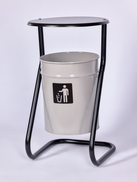 Урна уличная Профметстиль, Оцинкованная сталь, серый купить по ...