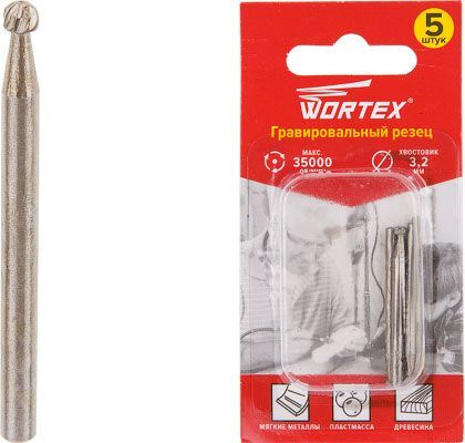 Насадка для гравера гравировальная 3 мм WORTEX 5 штук (ETAM3203018) купить на OZON по низкой ...