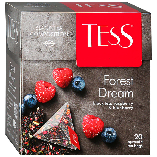 Чай черный "Tess Forest Dream" в пирамидках 20*5шт - купить с доставкой ...
