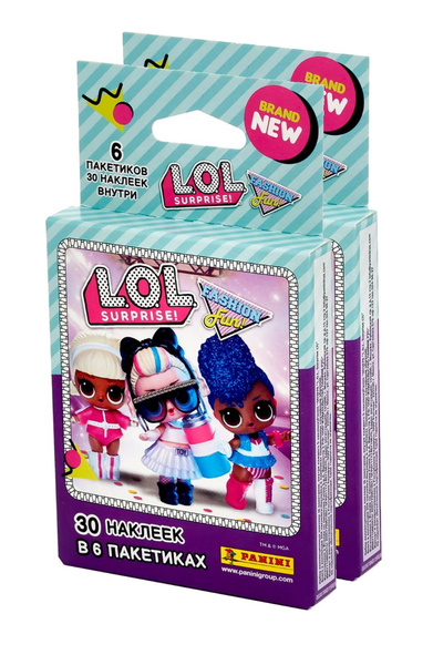 Panini / 2 блистера наклеек Panini L.O.L. Surprise! Fashion Fun! / 60 ...