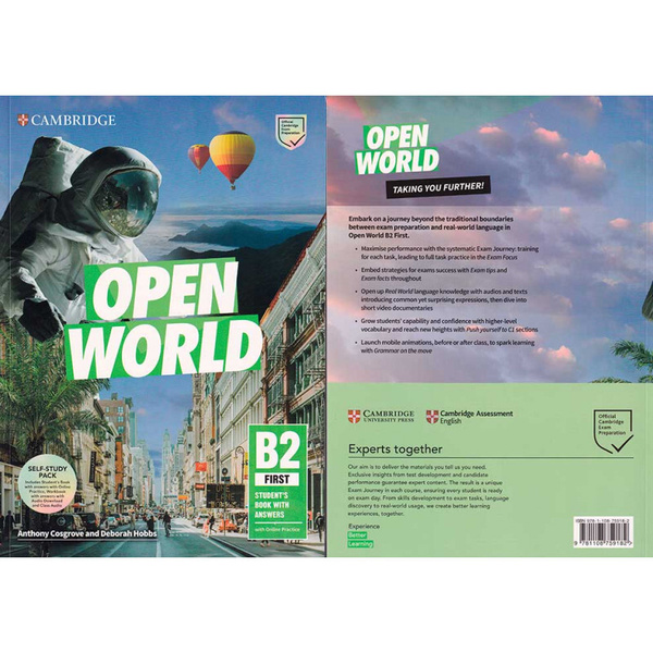 Open World. B2 First. Self Study Pack with Answers. (Student's Book ...