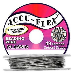 Тросик ювелирный Accu-Flex 49 струн, 0.48мм (0.019in), стальной ...