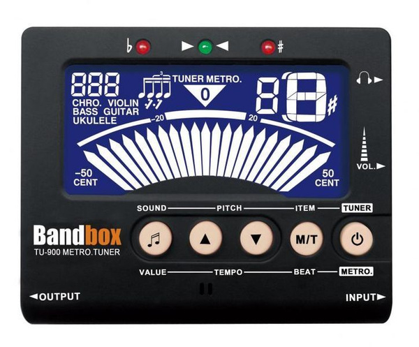BANDBOX TU-900 Цифровой метроном-тюнер - купить с доставкой по выгодным ...