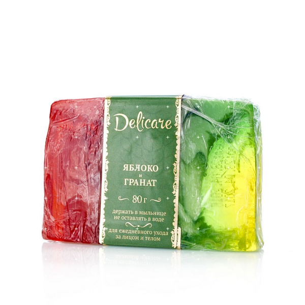 Мыло Delicare туалетное с глицерином , в ассортименте 80г - купить с ...