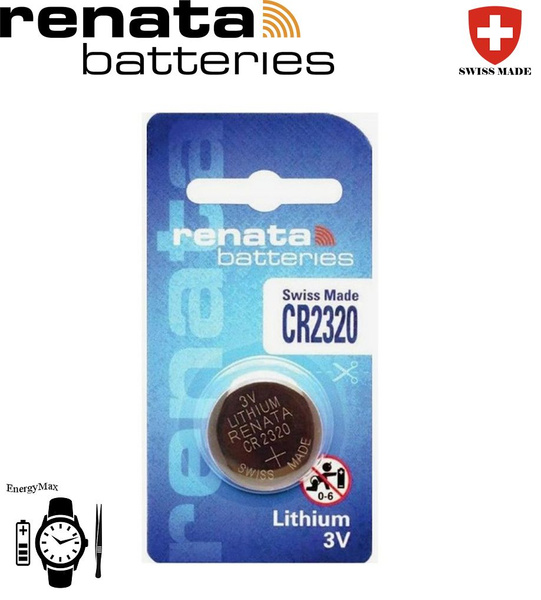 Renata Батарейка CR2320, Литиевый тип, 3 В, 1 шт - купить с доставкой ...