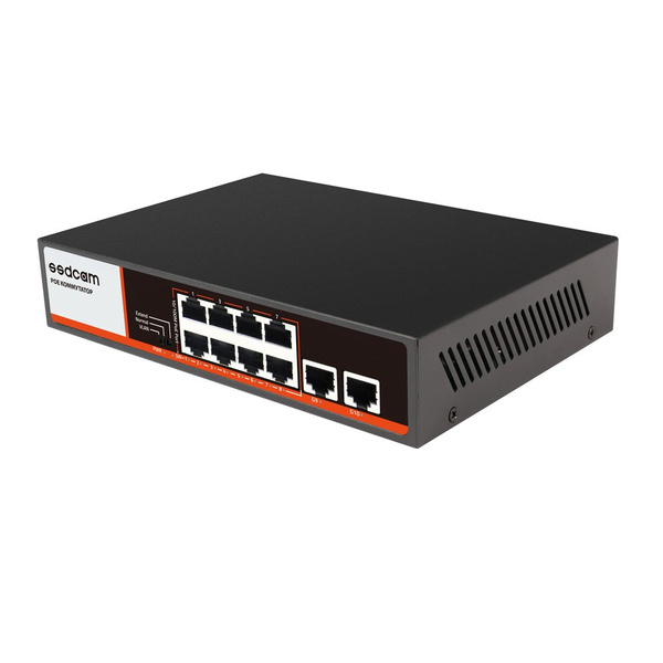 Коммутатор SSDCAM POE-58PS - купить по выгодной цене в интернет-магазине OZON (720872799)
