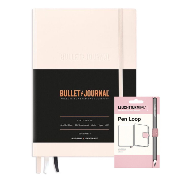 Комплект Leuchtturm1917 пудровый: блокнот Bullet Journal Edition 2, в ...