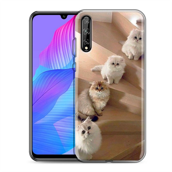 Дизайнерский силиконовый чехол для Huawei Y8p/Huawei Honor 30i Котята ...