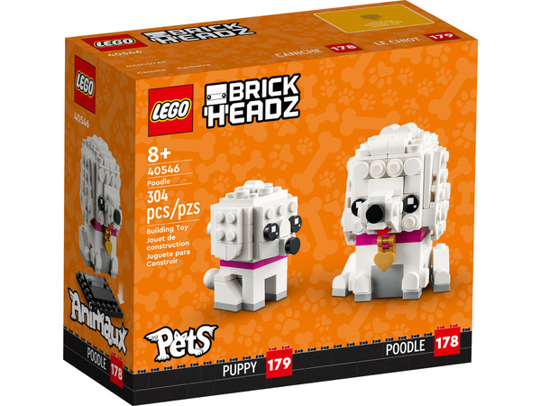 Конструктор LEGO BrickHeadz Poodle, 304 деталей, 8+, Лего 40546 ...