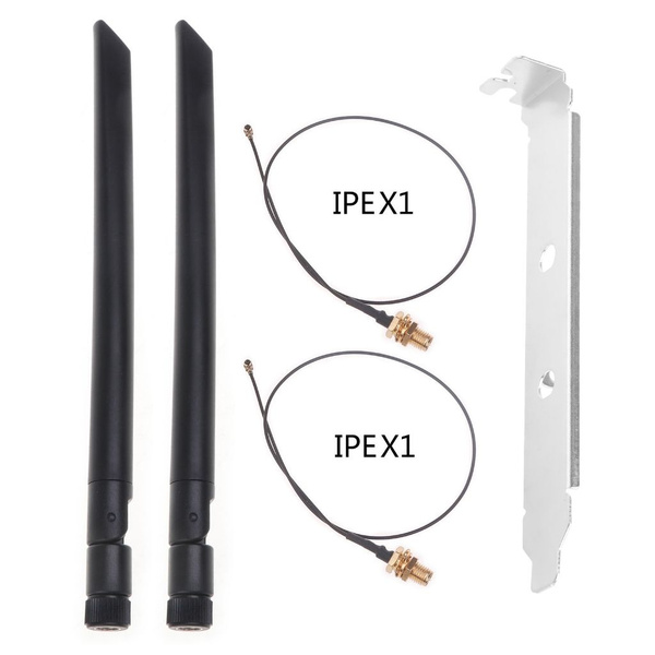 Двухдиапазонный кабель 2x8Dbi 2,4G/5 ГГц U.FL IPEX IPEX1 длиной 20 см с ...